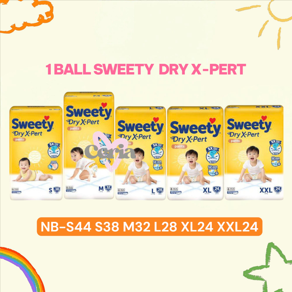 Jual Sweety Bronze Dry X-Pert Pants Popok Celana / Perekat NB-S44, S38 ...