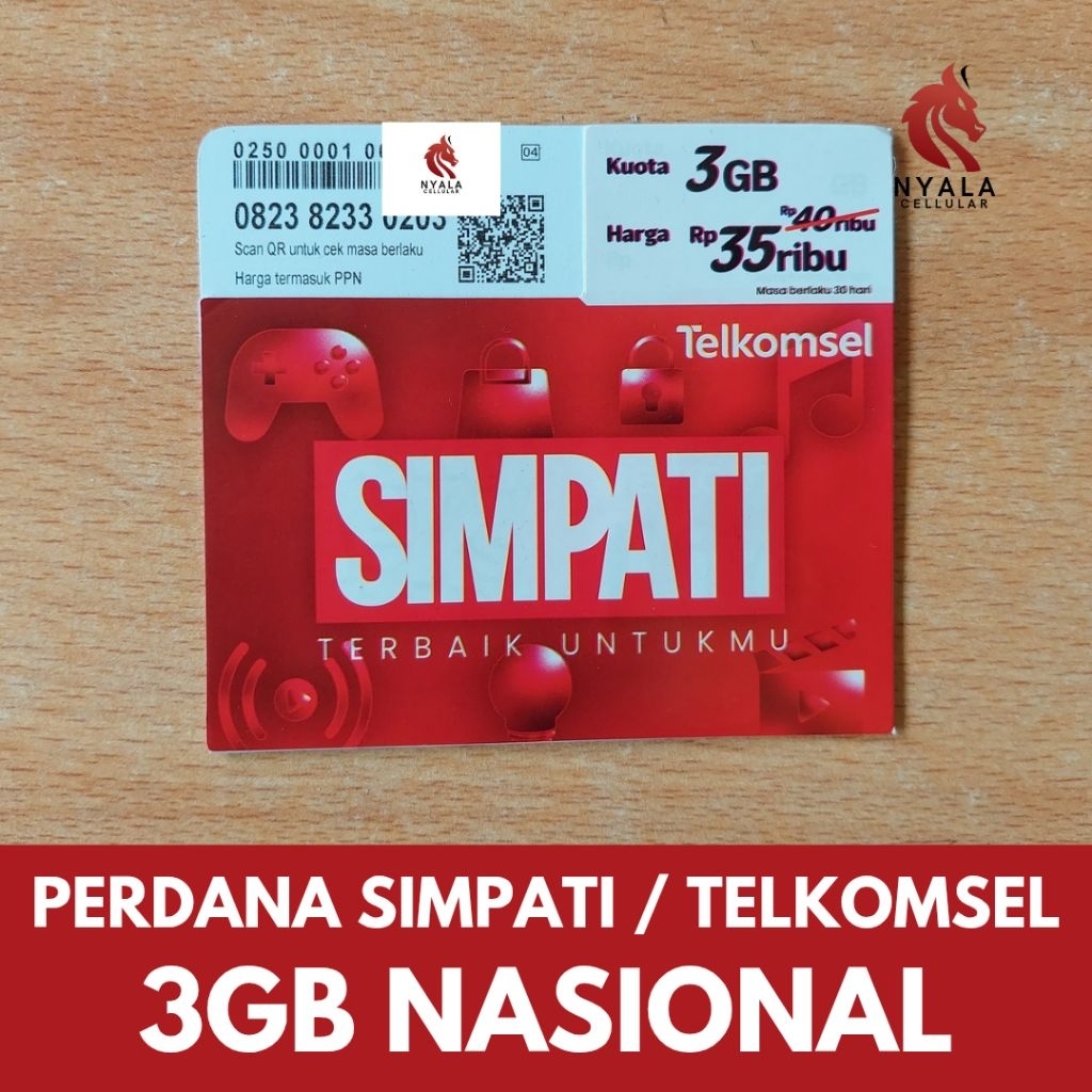 Jual KARTU PERDANA TELKOMSEL 3GB NASIONAL ECERAN | Shopee Indonesia