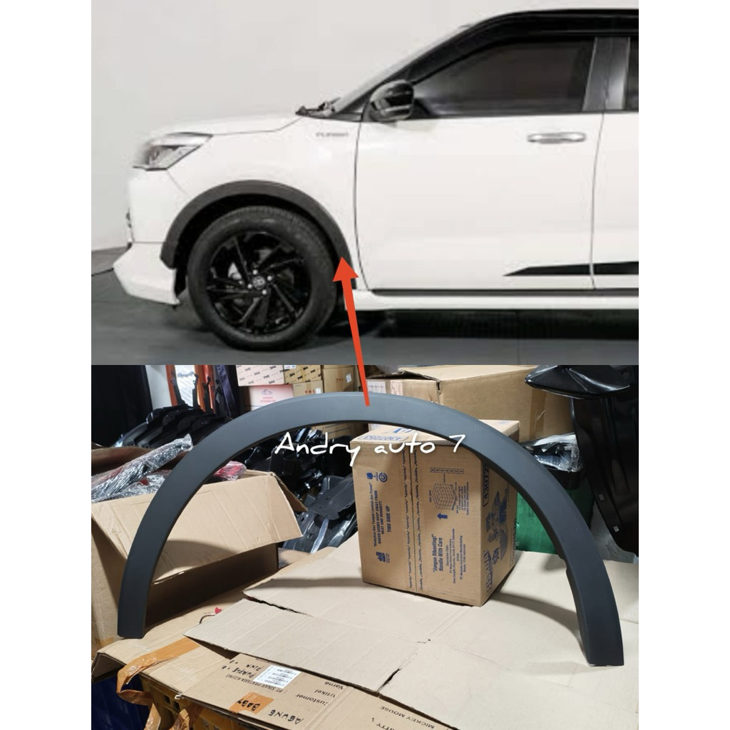 Jual over fender list spakbor atas roda Toyota raize Daihatsu rocky ...