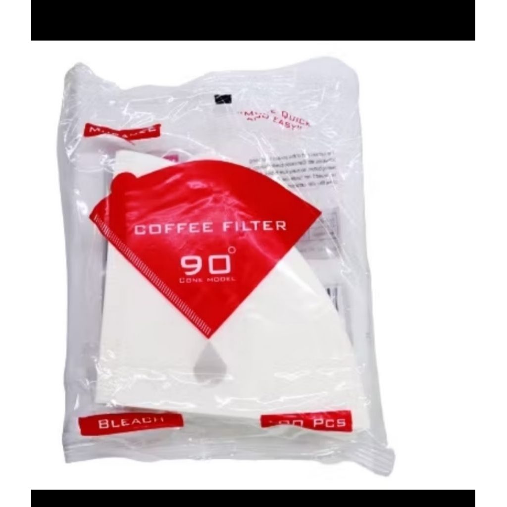 Jual Kertas Filter Kopi Cone 90 Derajat 100 Lembar Untuk Mesin Seduh ...