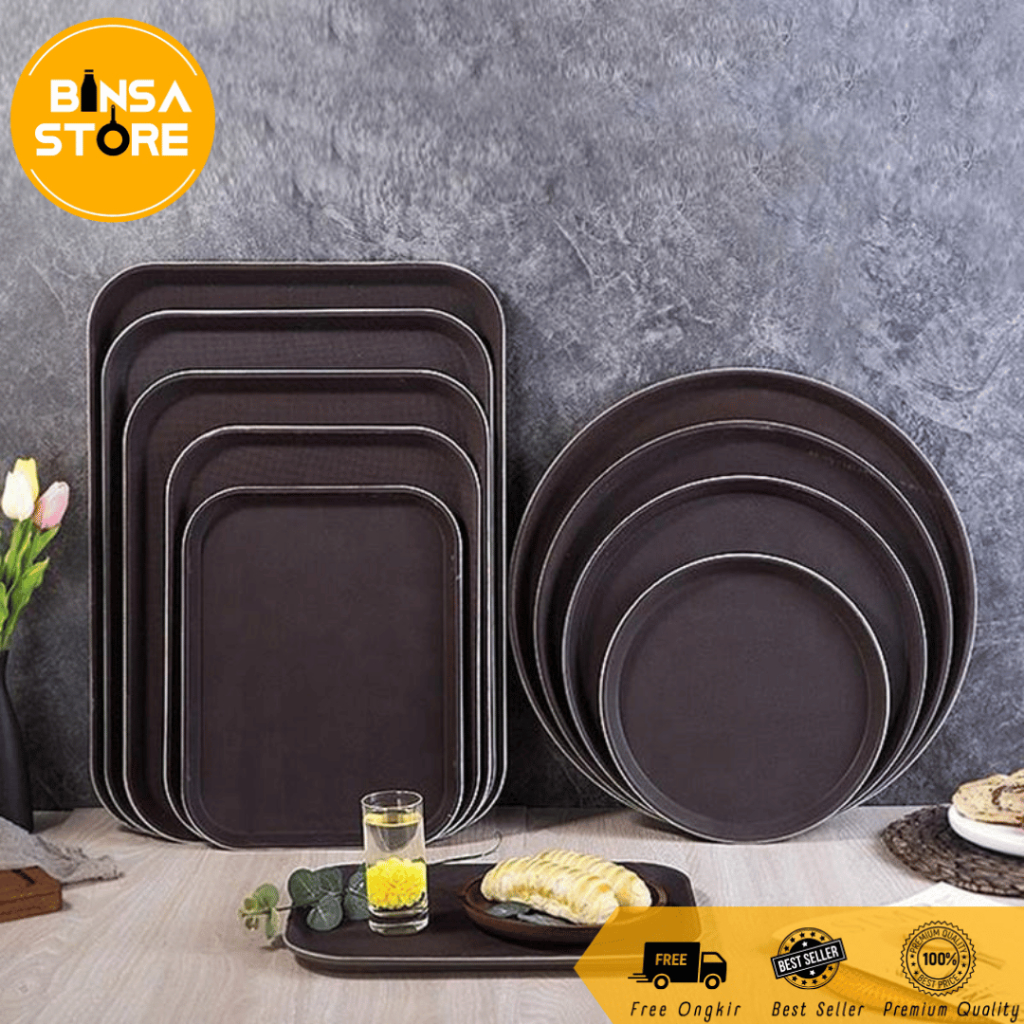 Jual Nampan Saji Makanan Tray Hotel Restoran Plastik Tebal Premium ...