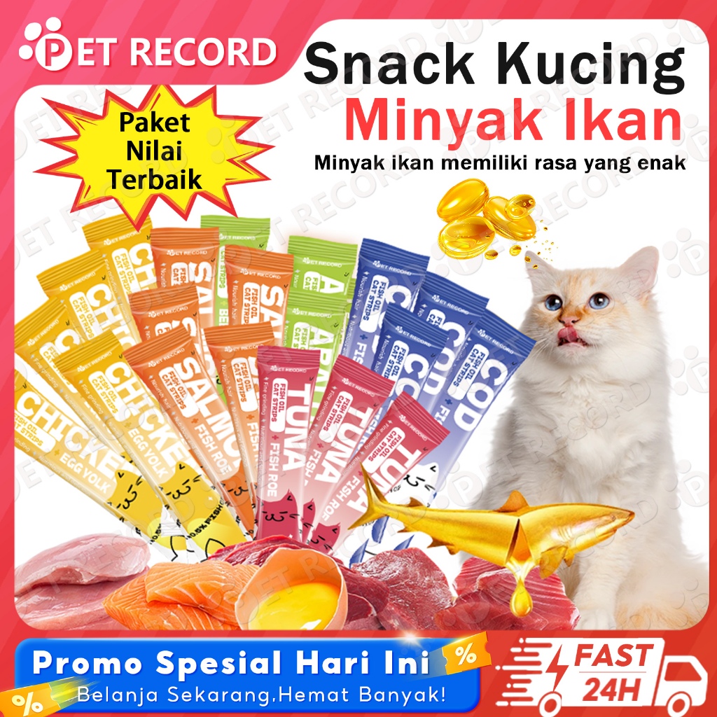 Jual Cemilan Kucing Snack Kucing Makanan Kucing Basah Hewan Peliharaan ...