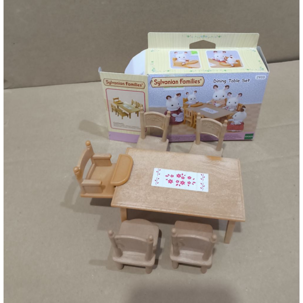 Jual Sylvanian Families Dining Table Set preloved | Shopee Indonesia