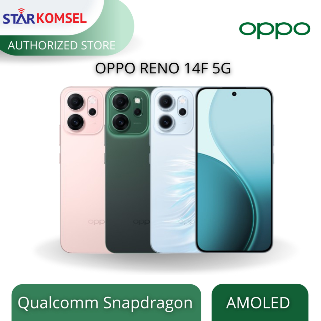 Jual HP OPPO RENO 14F 5G 8/256 | 12/256 | 12/512 NFC GARANSI RESMI OPPO ...