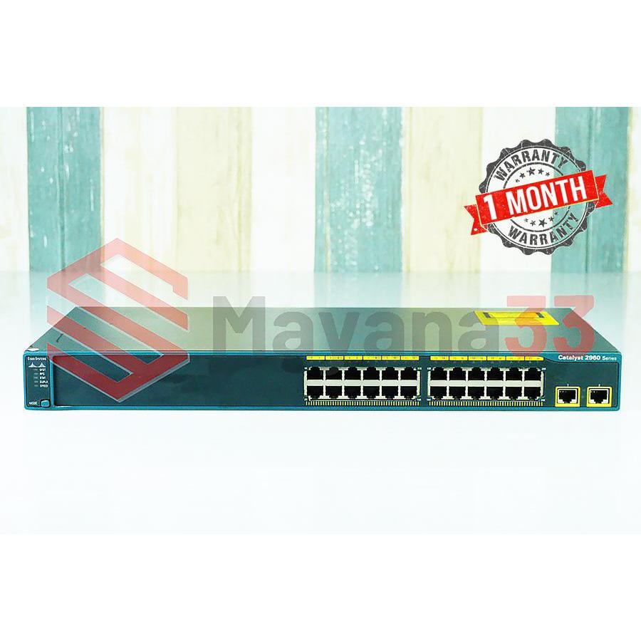 Jual Cisco Catalyst 2960 Series Type WS-C2960-24TT-L V06 | Shopee Indonesia