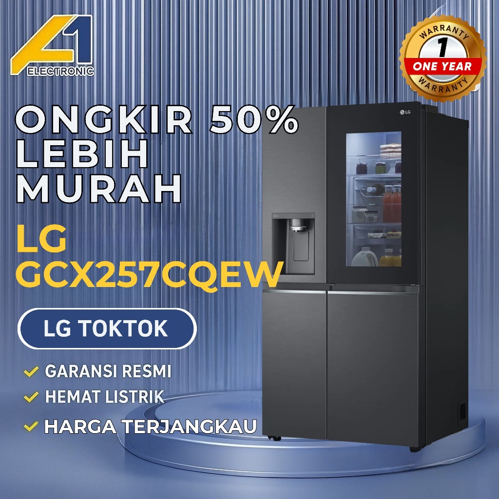 Jual LG Kulkas GC X257CQEW / GCX257CQEW Side By Side 674 L Instaview | Shopee Indonesia