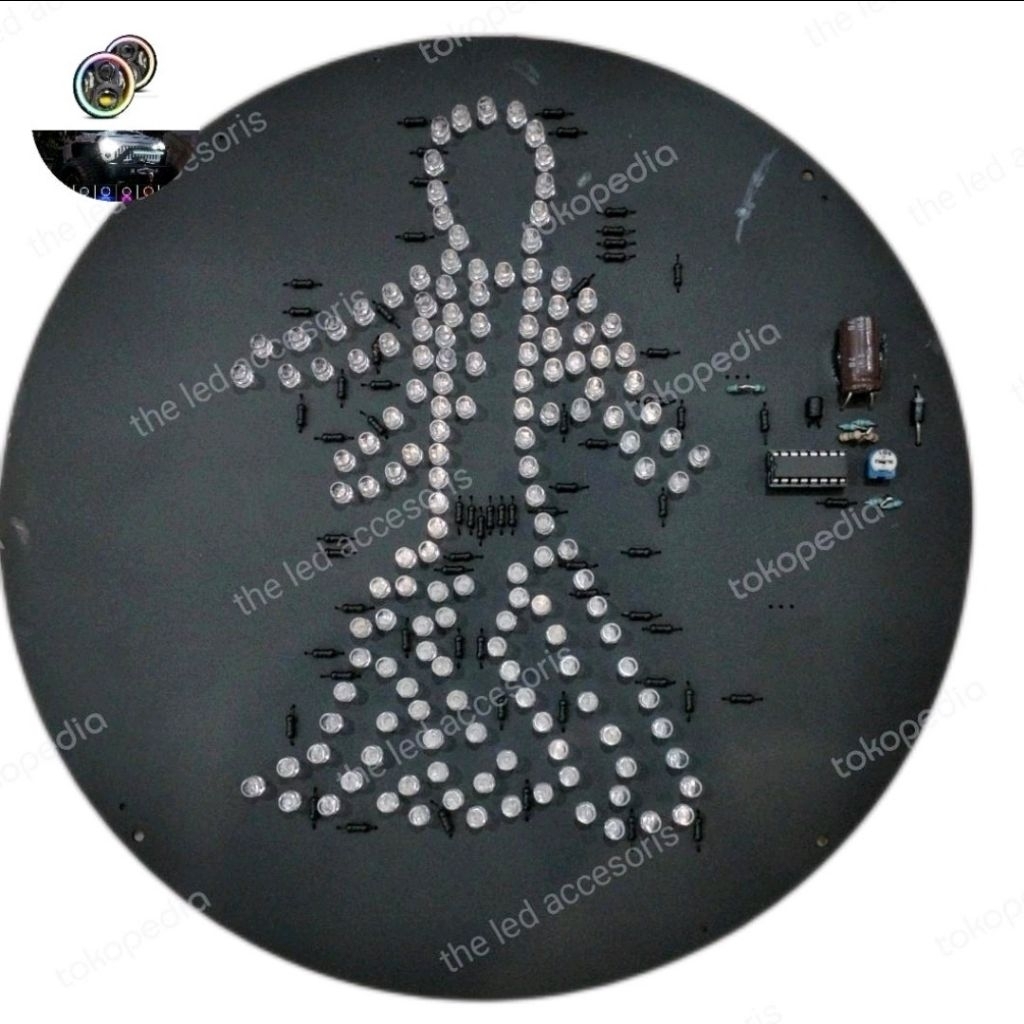 Jual MODUL LAMPU LED TRAFFIC LIGHT DYNAMIC RUNNING HIJAU RAMBU ...