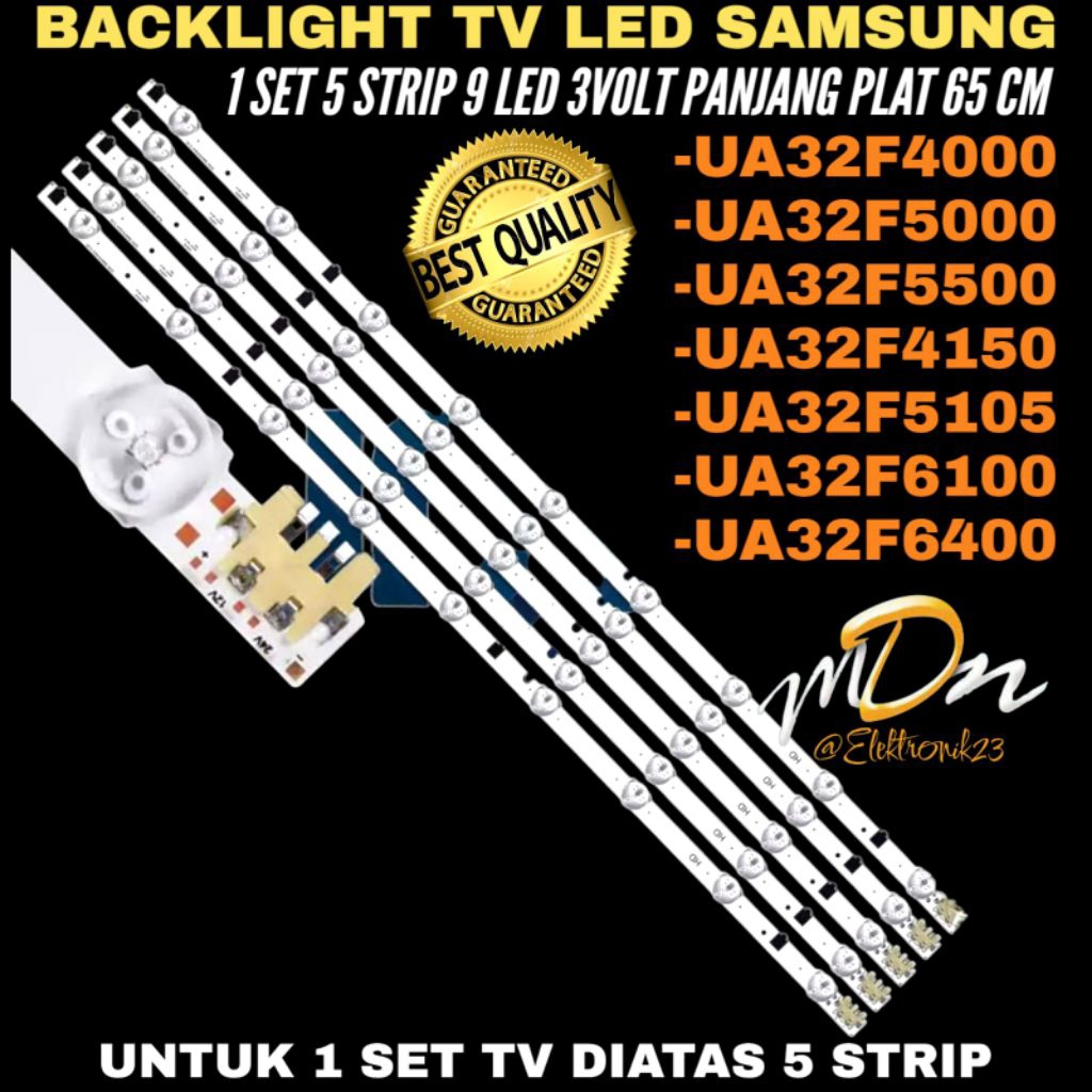 Jual BACKLIGHT TV LED SAMSUNG 32 INCH UA-32F5000- UA-32F4000- UA-32F5500- UA-32F4150- UA-32F6100 ...