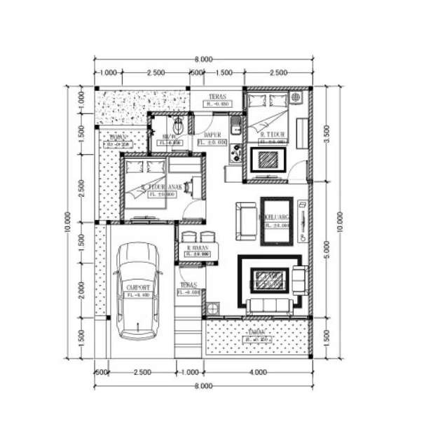 Jual Bikin Denah Rumah 2D Custom Sesuai Lahan | Shopee Indonesia
