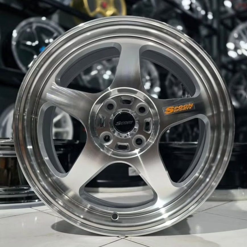 Jual velg SPOON R16 LEBAR 7 ET 42 velg racing ring 16 cocok untuk velg mobil r16 brio jazz city ...