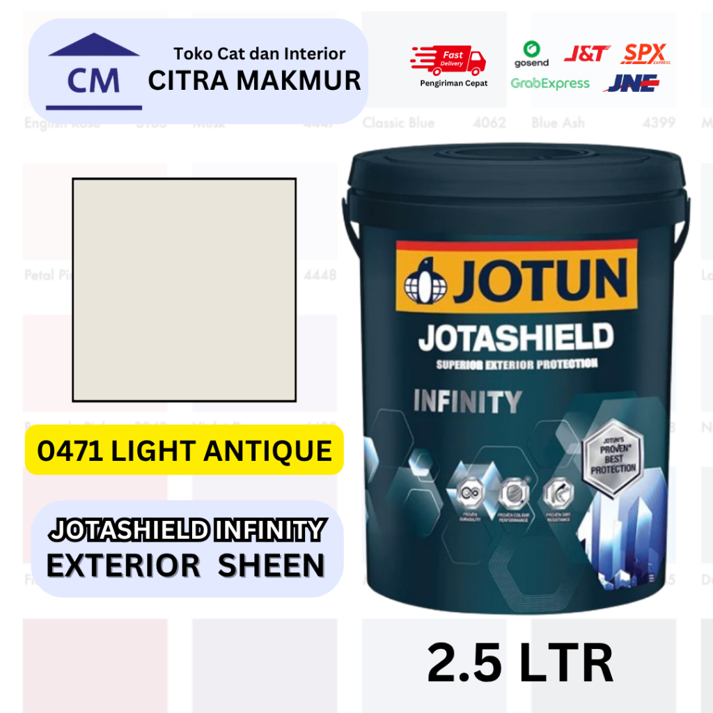 Jual NEW! Jotashield INFINITY 0471 LIGHT ANTIQUE - 2.5 Ltr (Cat exterior sheen terbaik dari ...