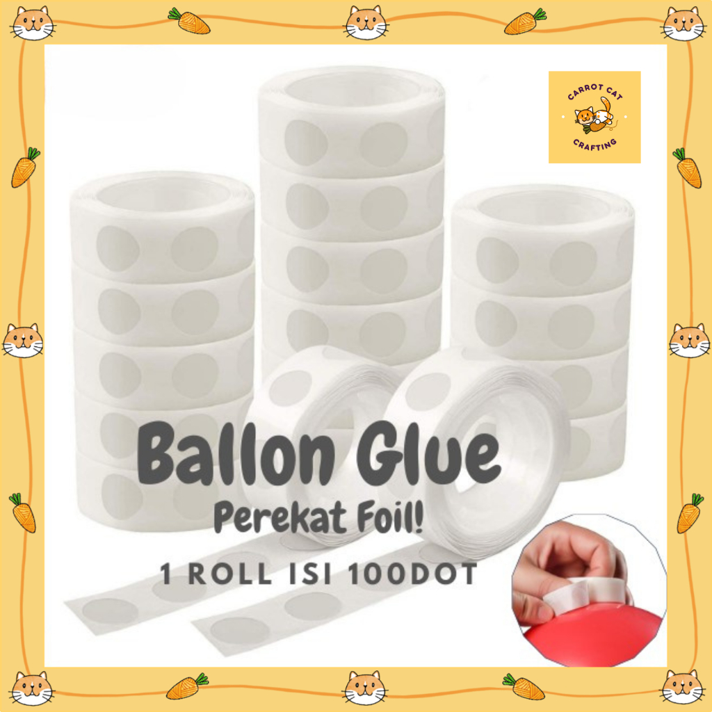 Jual Lem Balon / Perekat Foil Latex Balloon / Ballon Glue / Double Tape ...