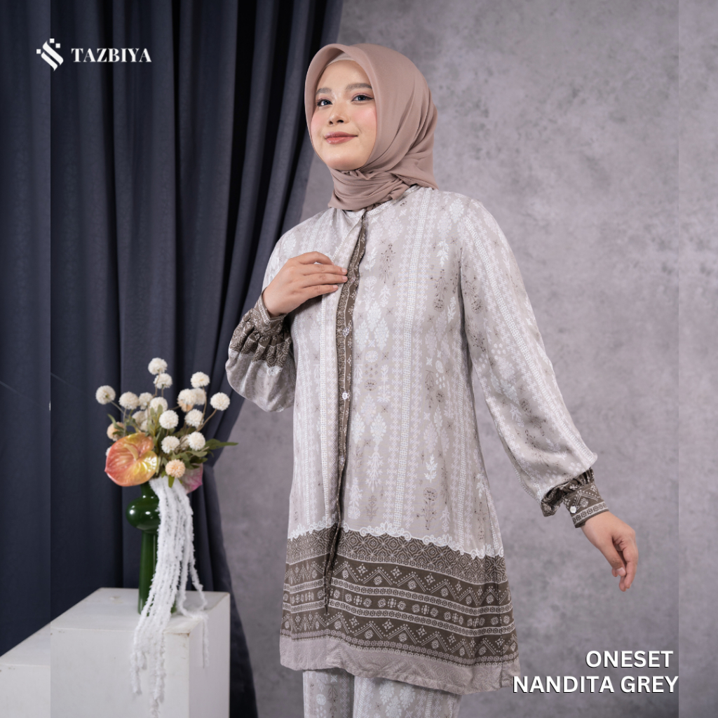 Jual [NEW] TAZBIYA ONE SET NANDITA SERIES | ONE SET RAYON PREMIUM | ONE ...