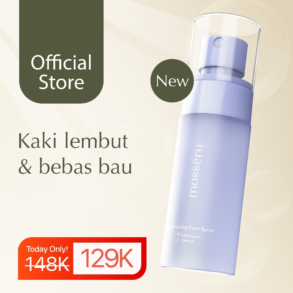 Jual MOSSÈRU Cooling Foot Spray 50ml | Refreshing Foot Spray ...
