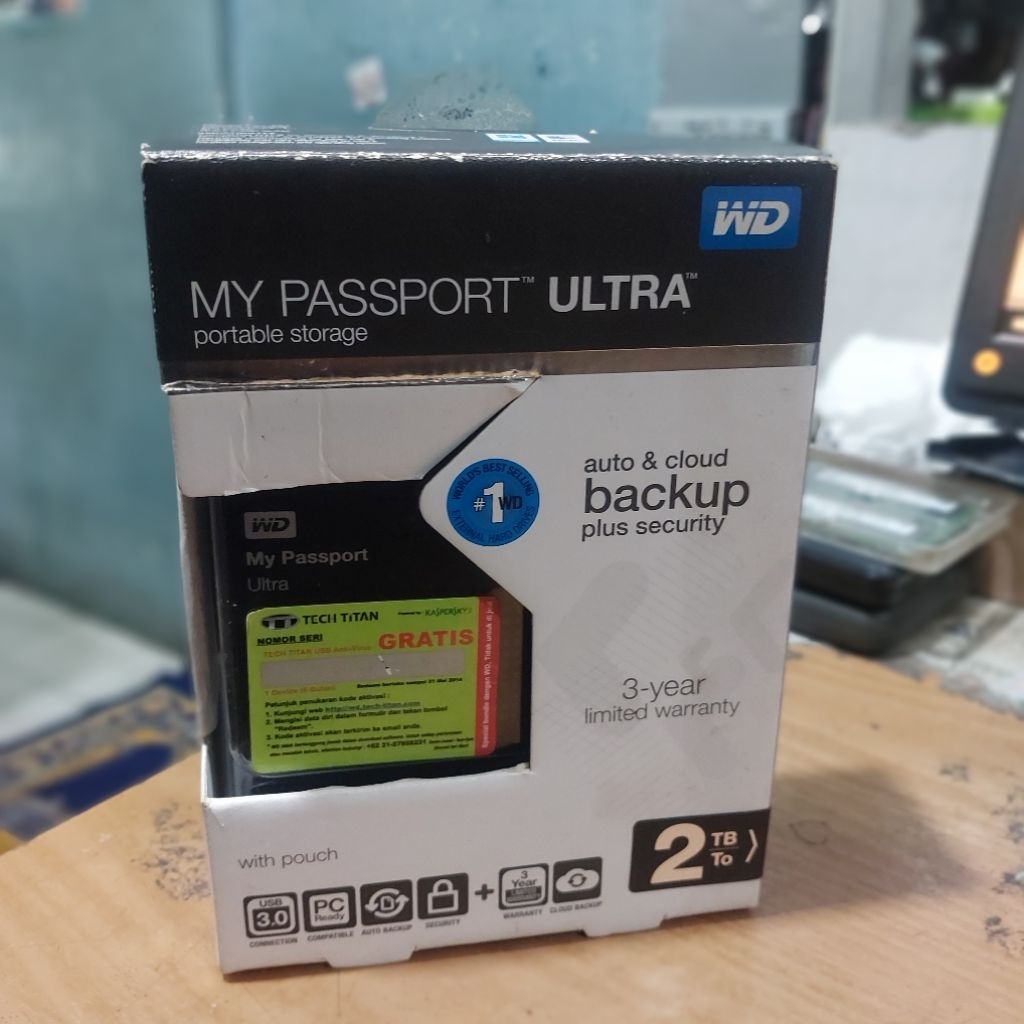 Jual Hard Disk HD Harddisk Hdd Hardisk eksternal WD 2TB 2.5inch Usb 3.0 ...