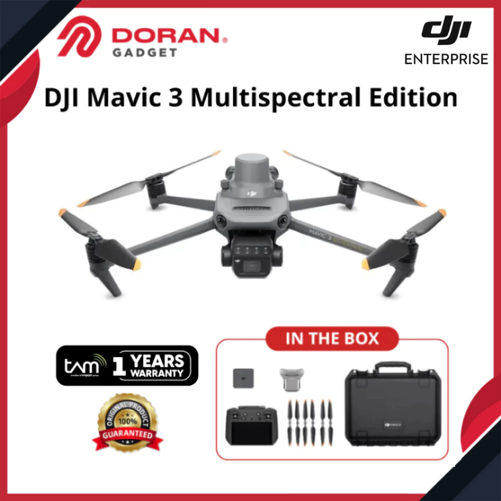 Jual Drone DJI Mavic 3 Multispectral Edition | Drone DJI Mavic 3M Garansi Resmiu 1 Tahun ...