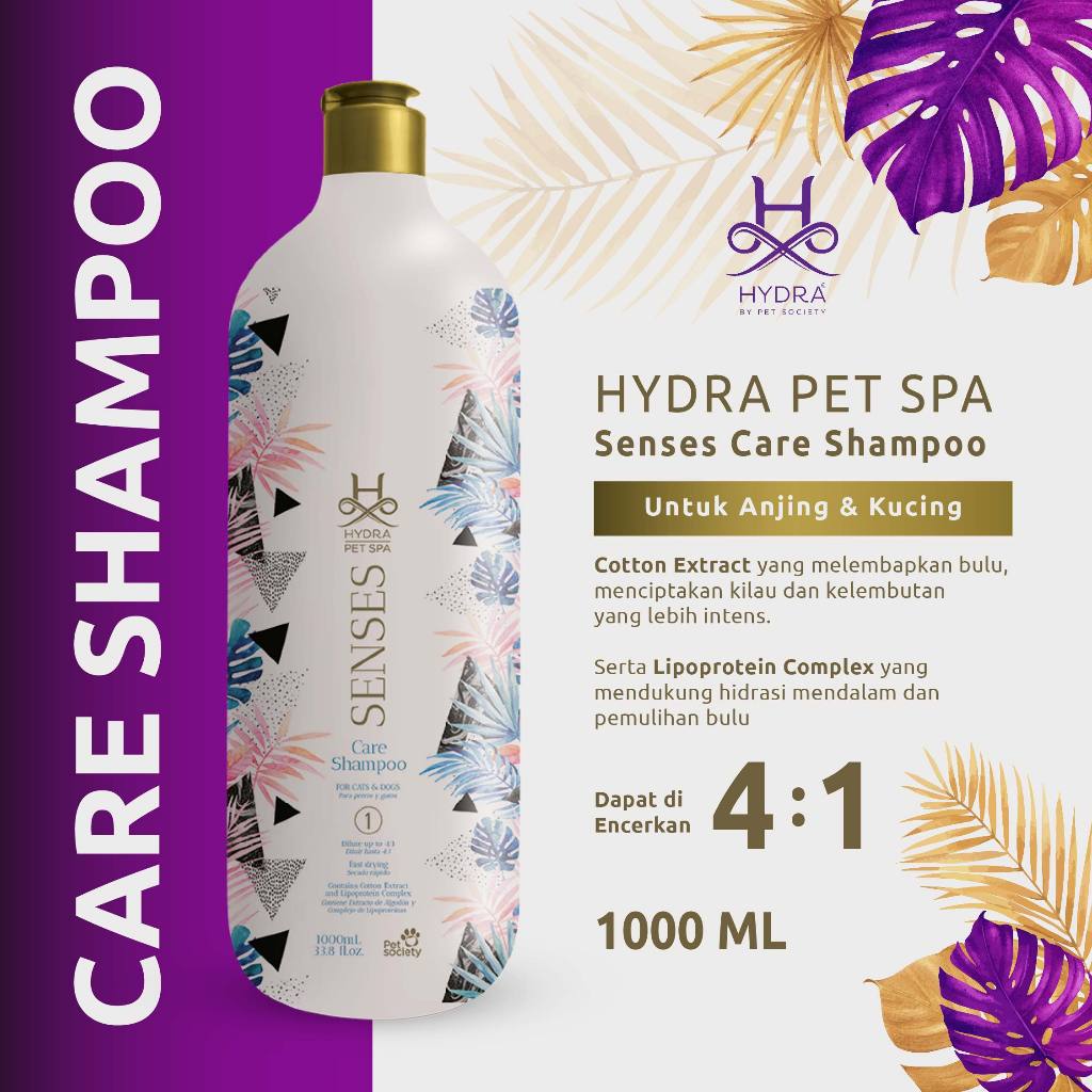Jual HYDRA PET SPA SENSE SHAMPOO CARE 1000ML - For Dog & Cat | Shopee ...