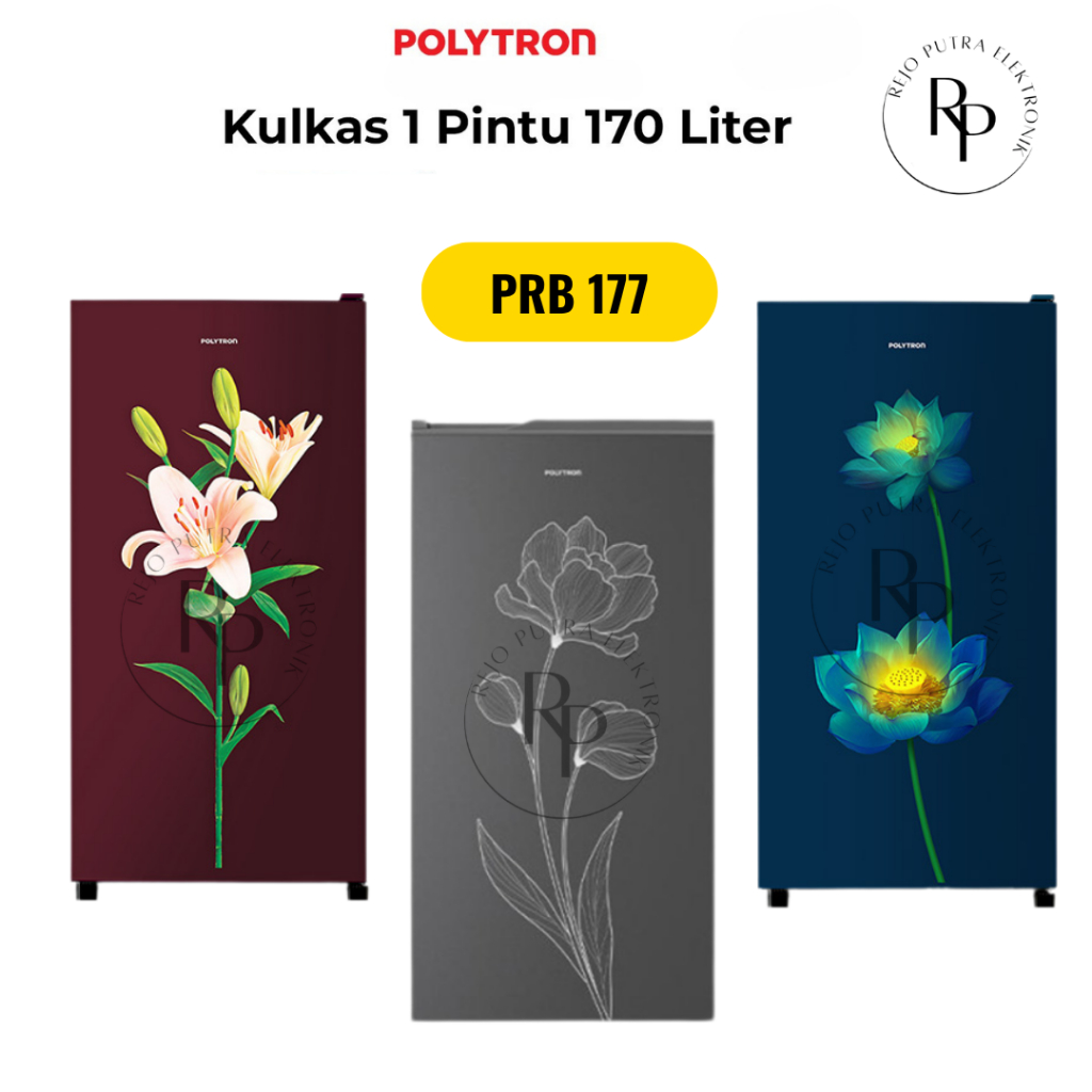 Jual KULKAS POLYTRON 1 PINTU 170 L PRB 177 | METALLIC SERIES | LOW WATT ...