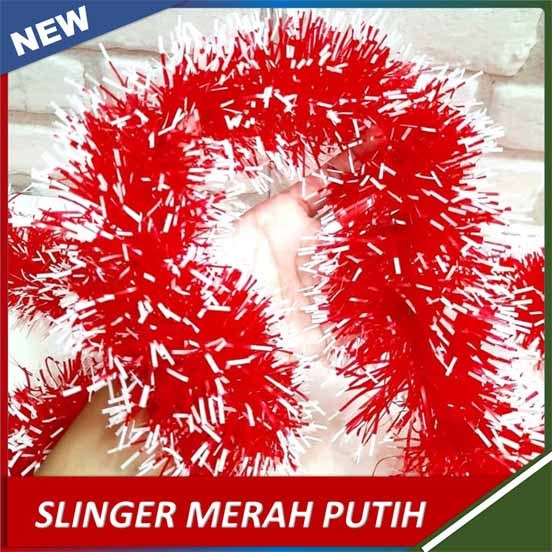 Jual Slinger Bendera Merah Putih 17 Agustus Termurah Dekor Tinsel ...