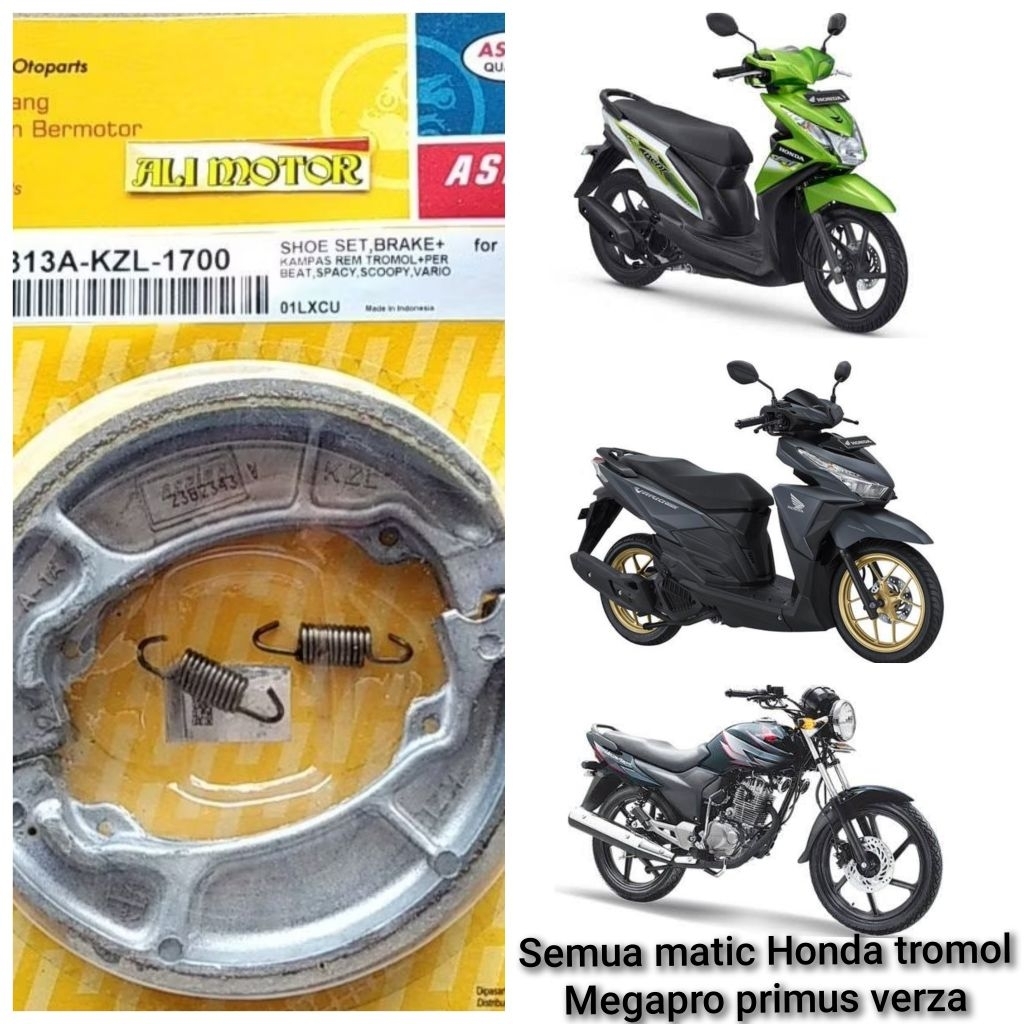Jual Kampas rem TROMOL + PER beat spacy scoopy vario H2-4313A-KZL-1700 ...
