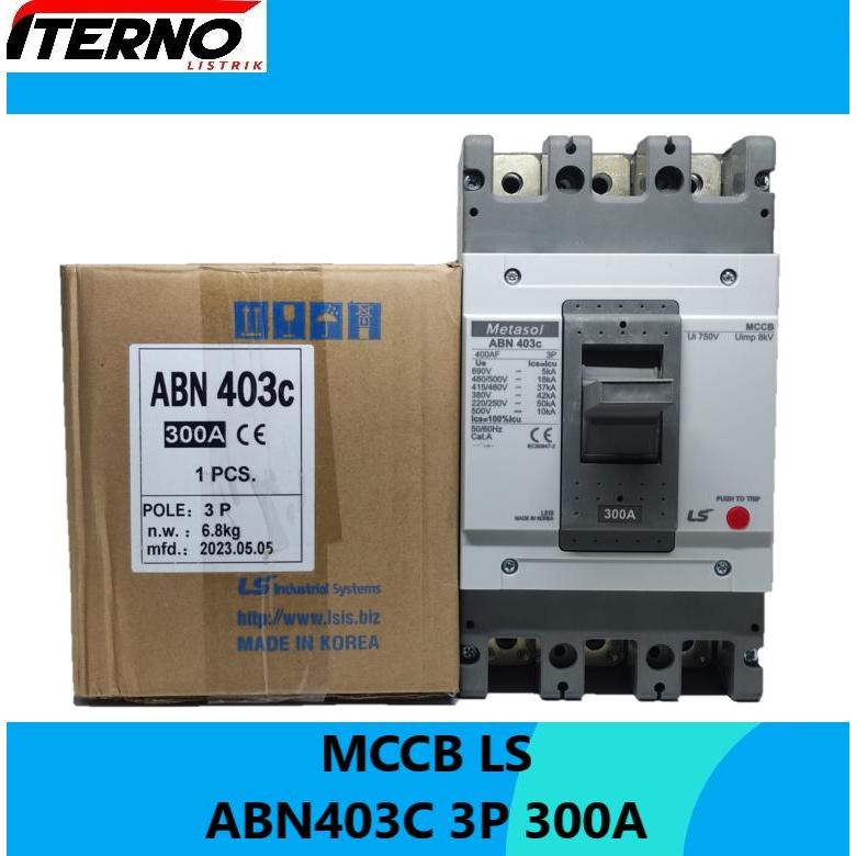 Jual MCCB ABN403C 3P 300A LS Metasol ABN 403C | Shopee Indonesia