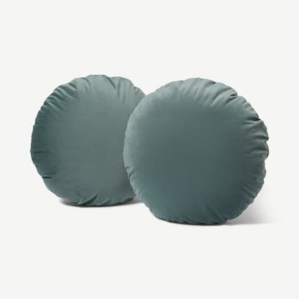 Jual Cover Sarung Bantal Bulat Sofa Katun dm 30 Halus Pakai resleting ...