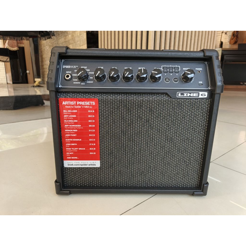 Jual Gitar Amplifier Line 6 Spider V 20 MKII SpiderV20MKII Spider V20 ...
