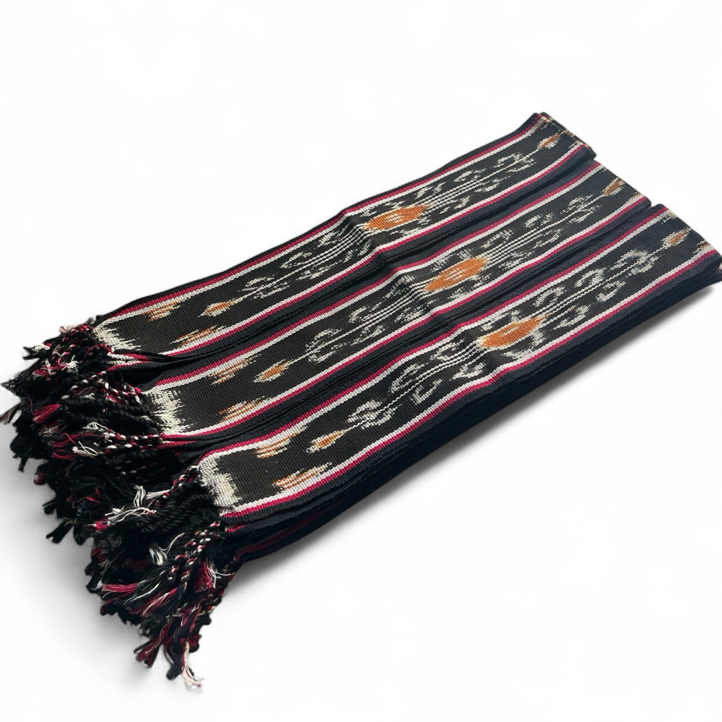 Jual DAYAK - syal tenun etnik ikat kepala tenun dtf motif DYK LAM.4 ...