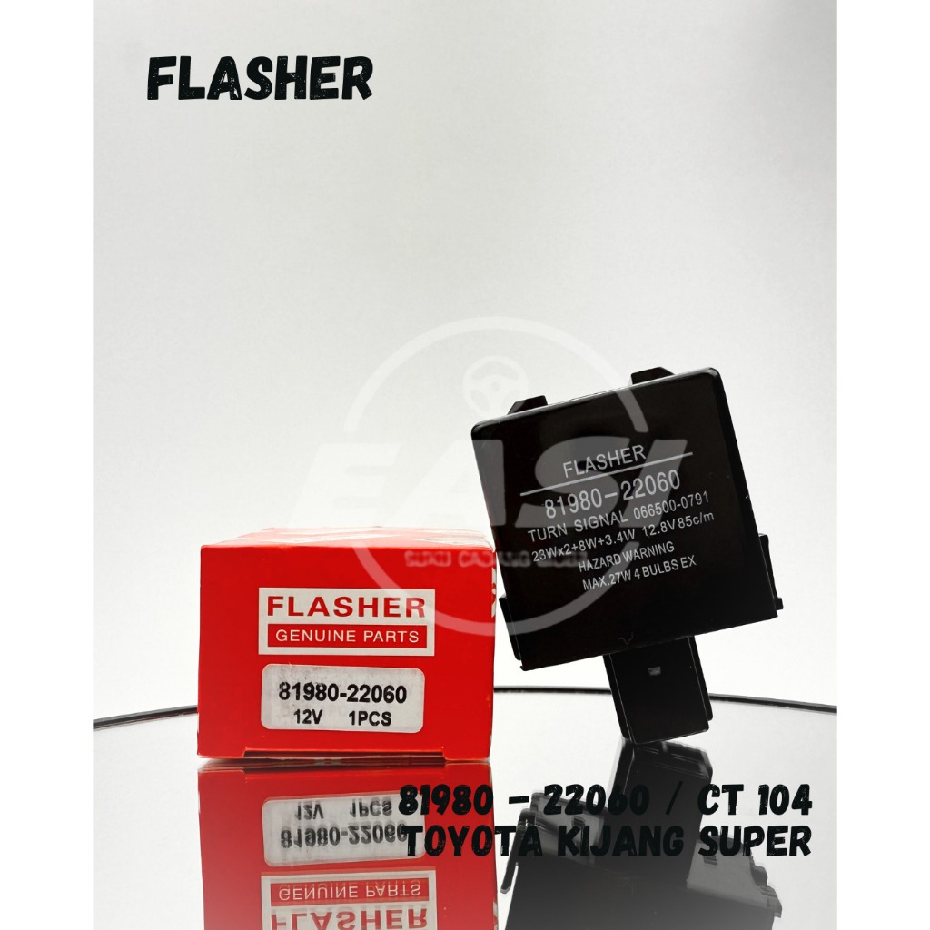 Jual Flasher Assy / Relay Sein - TOYOTA Kijang & Hiace - CT 104 / 81980 ...