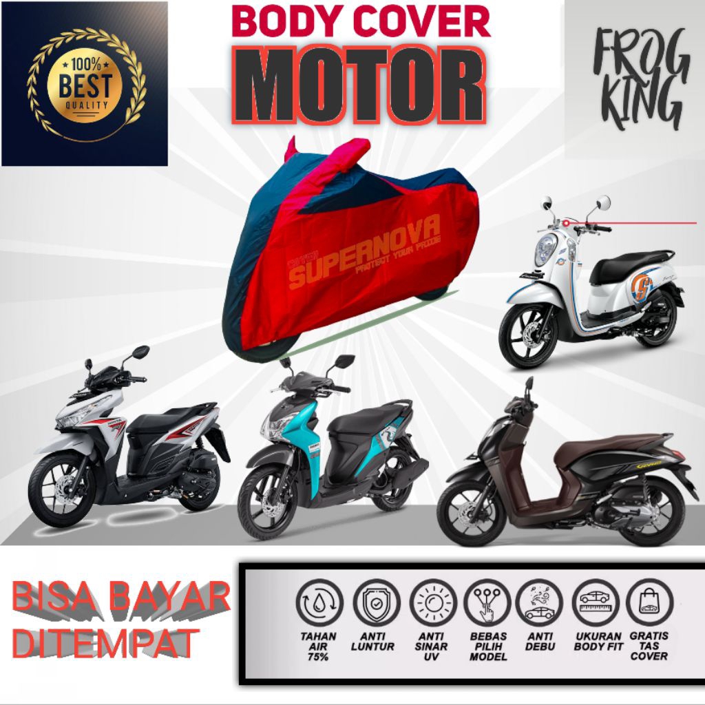 Jual Sarung motor vario, beAT, scoopy, mio, STYLO, freego genio, fazzio ...