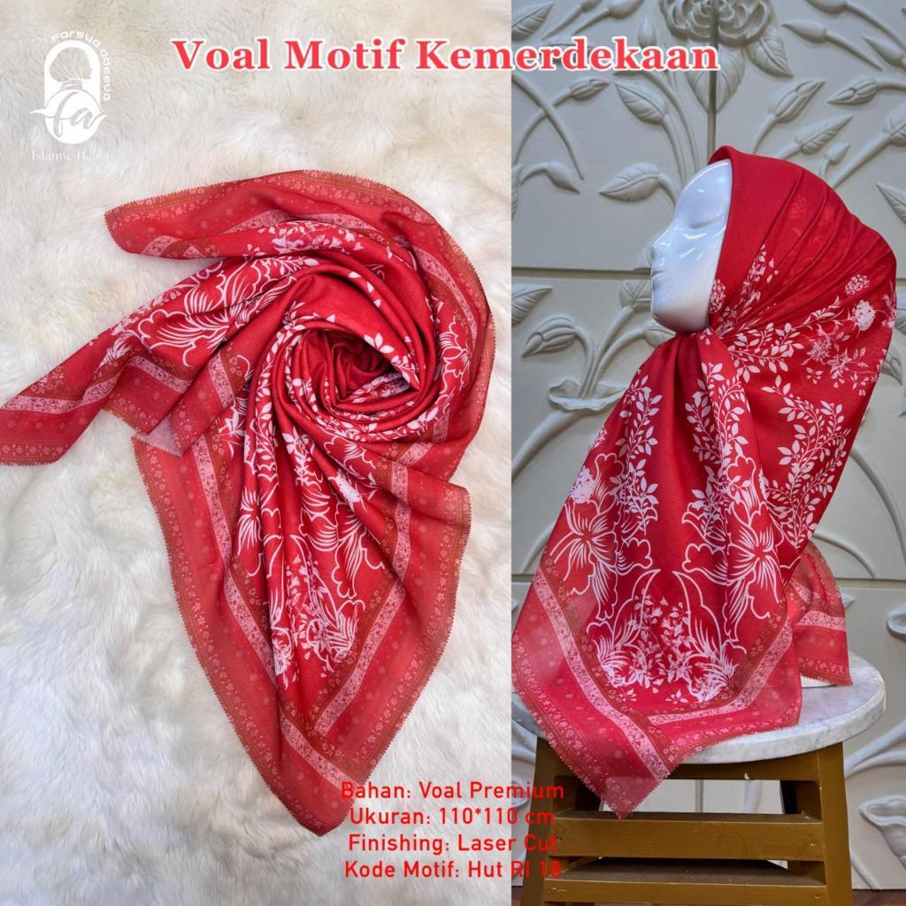 Jual DSHINTA SCARF - OEMAH SHINTA - HIJAB SEGIEMPAT MERAH PUTIH UNTUK ...