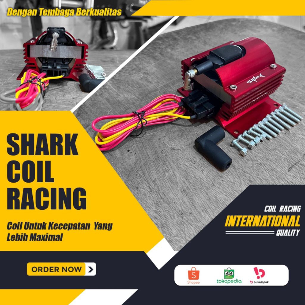 Jual Coil Racing SHARK KOIL pengapian mobil | Shopee Indonesia