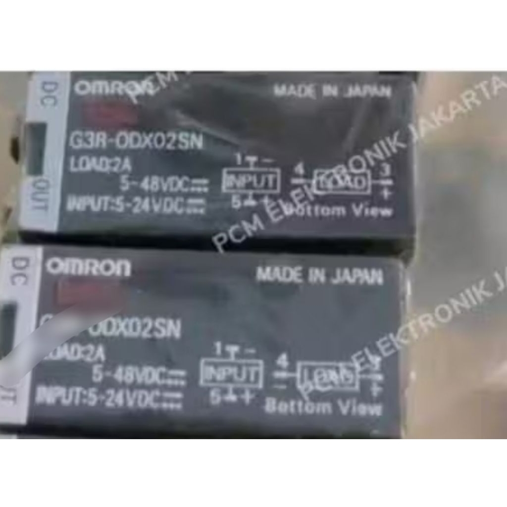 Jual RG7524 ssr solid state relay omron g3rd x02sn 2a 24vdc 24v 24volt ...