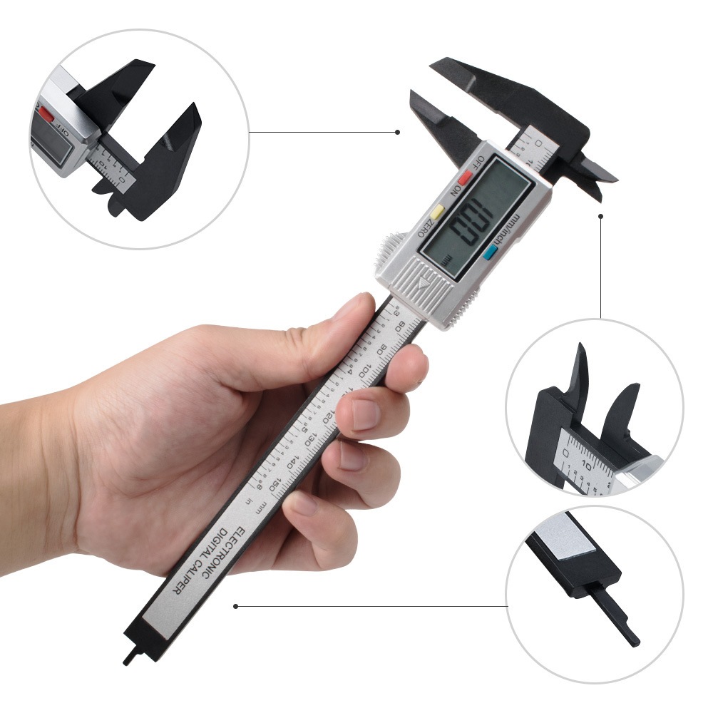 Jual Caliper Meter Presisi Dengan LCD Screen - Akurasi 0.01mm | Shopee ...