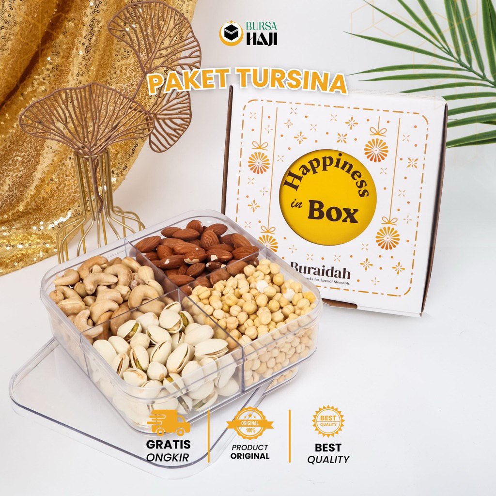 Jual Buraidah Hampers Aneka Kacang-Kacangan Paket Tursina Cemilan Sehat ...
