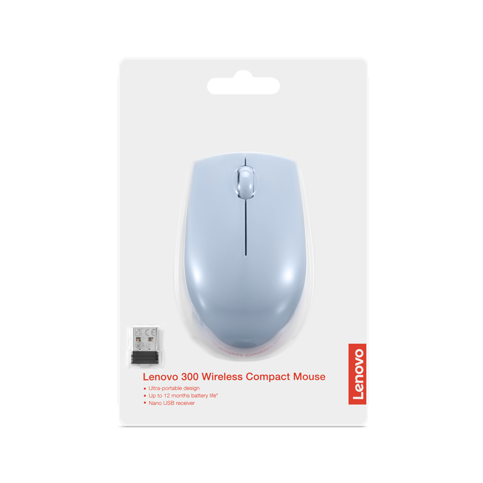 Jual Lenovo 300 Wireless Compact Mouse - GX30K79401/BLACK - GY51L15677 ...