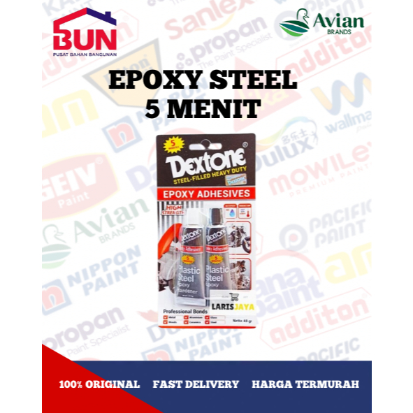 Jual Lem Dexton Plastic Steel Epoxy Lem Besi Serbaguna Lem Epoxy 5 ...
