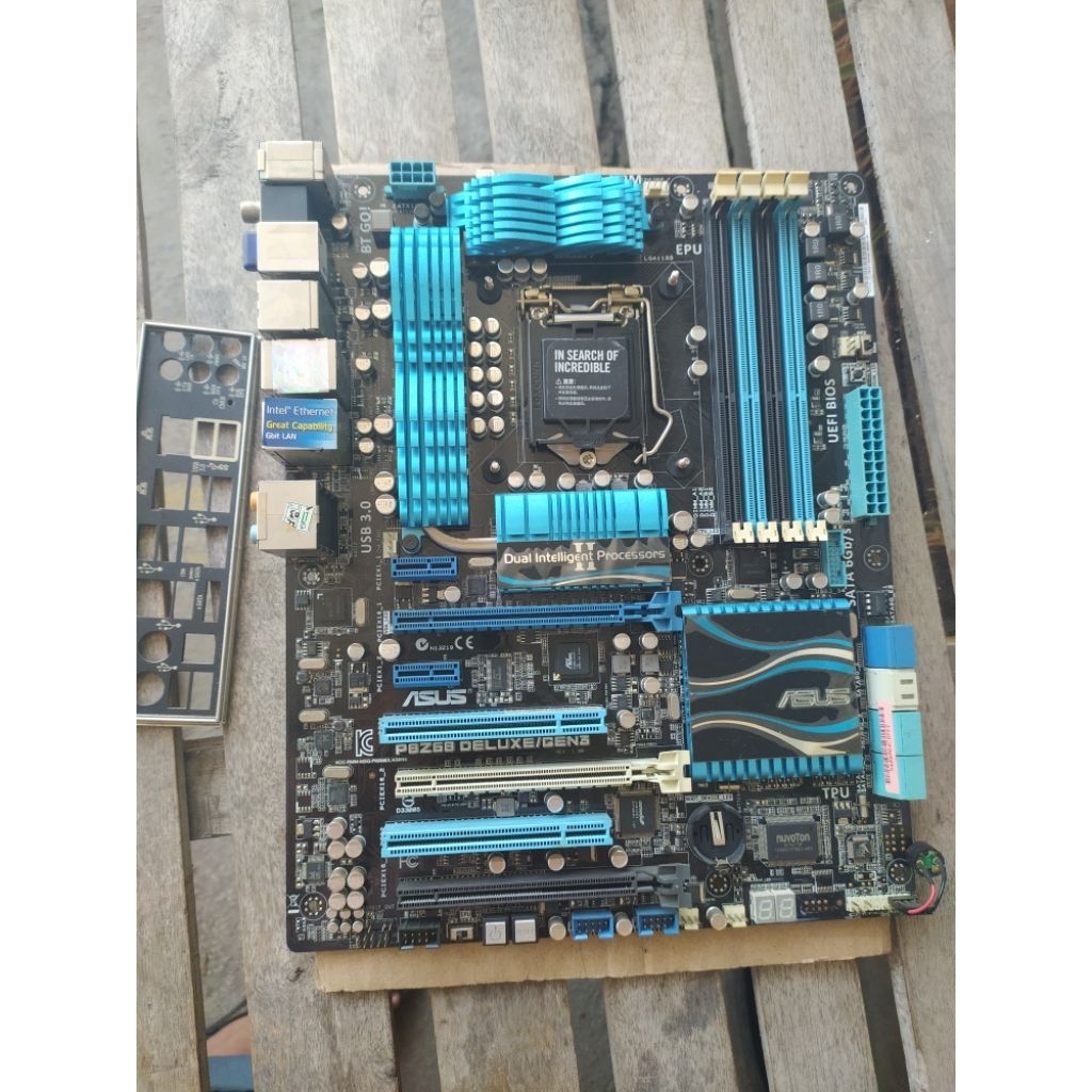 Jual Motherboard Asus p8z68 deluxe gen 3 LGA 1155 bluetooth dual LAN siap OC | Shopee Indonesia