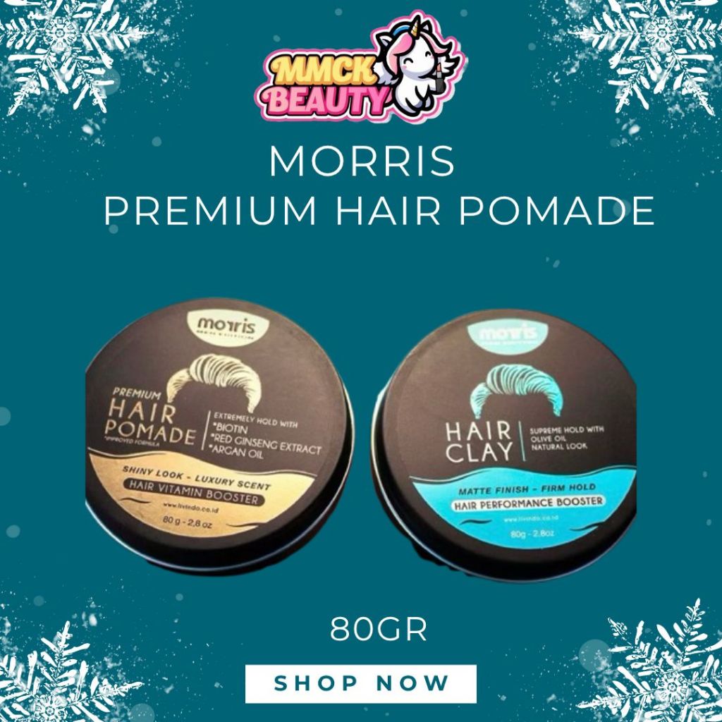 Jual MORRIS Premium Hair Pomade 80G | Shopee Indonesia