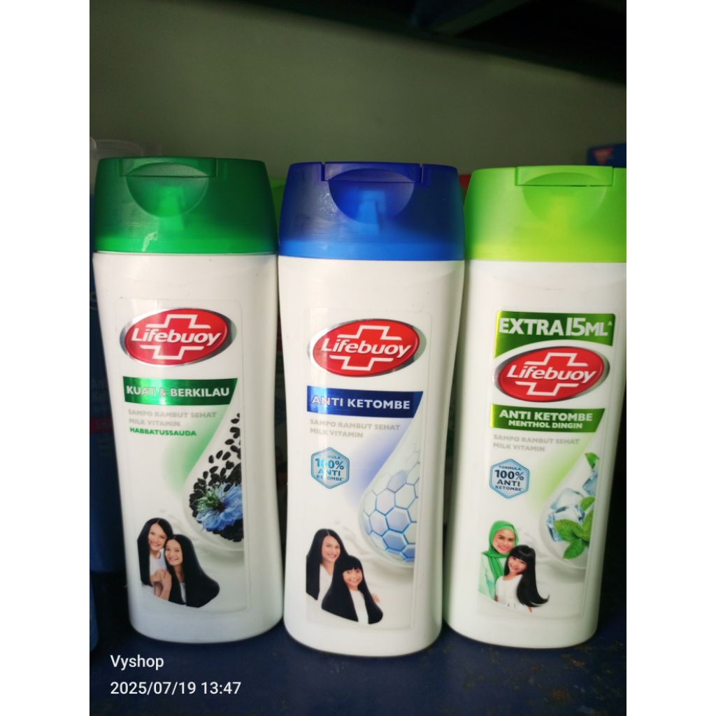 Jual (170ml) Lifebuoy shampoo Anti ketombe menthol dingin 170ml ...
