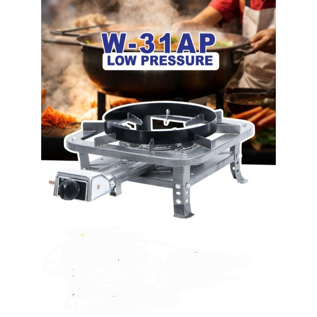 Jual Winn Gas Kompor Besi Cor komersial + Meja Dudukan Rangka 1 Tungku W 31AP / AS / AT Kompor ...