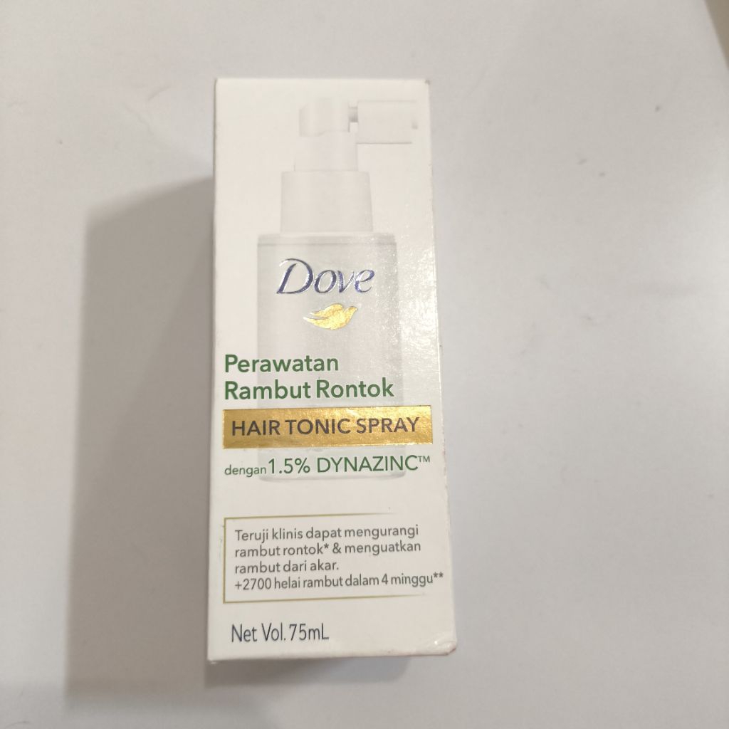 Jual DOVE HAIR TONIC SPRAY 75ml NEW | Shopee Indonesia