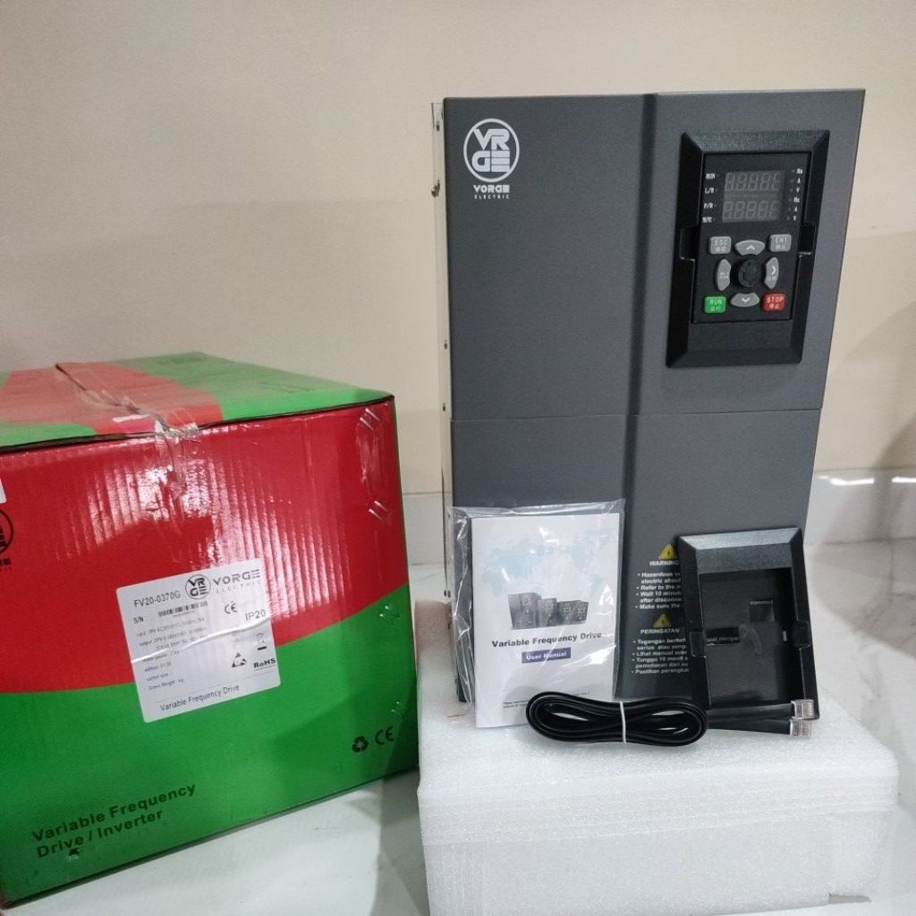 Jual Motor Inverter FV20-0370G 37KW 380V 3P Three Phase VFD Variable Frequency Drive 50HP VORGE ...