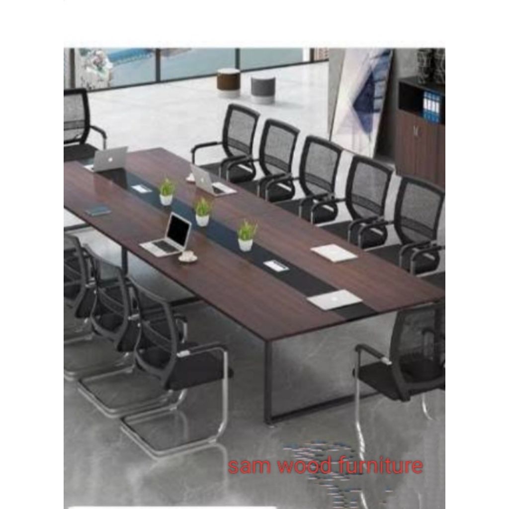 Jual meja meeting besar/meja rapat kantor/meja kerja/meja 300x120 ...