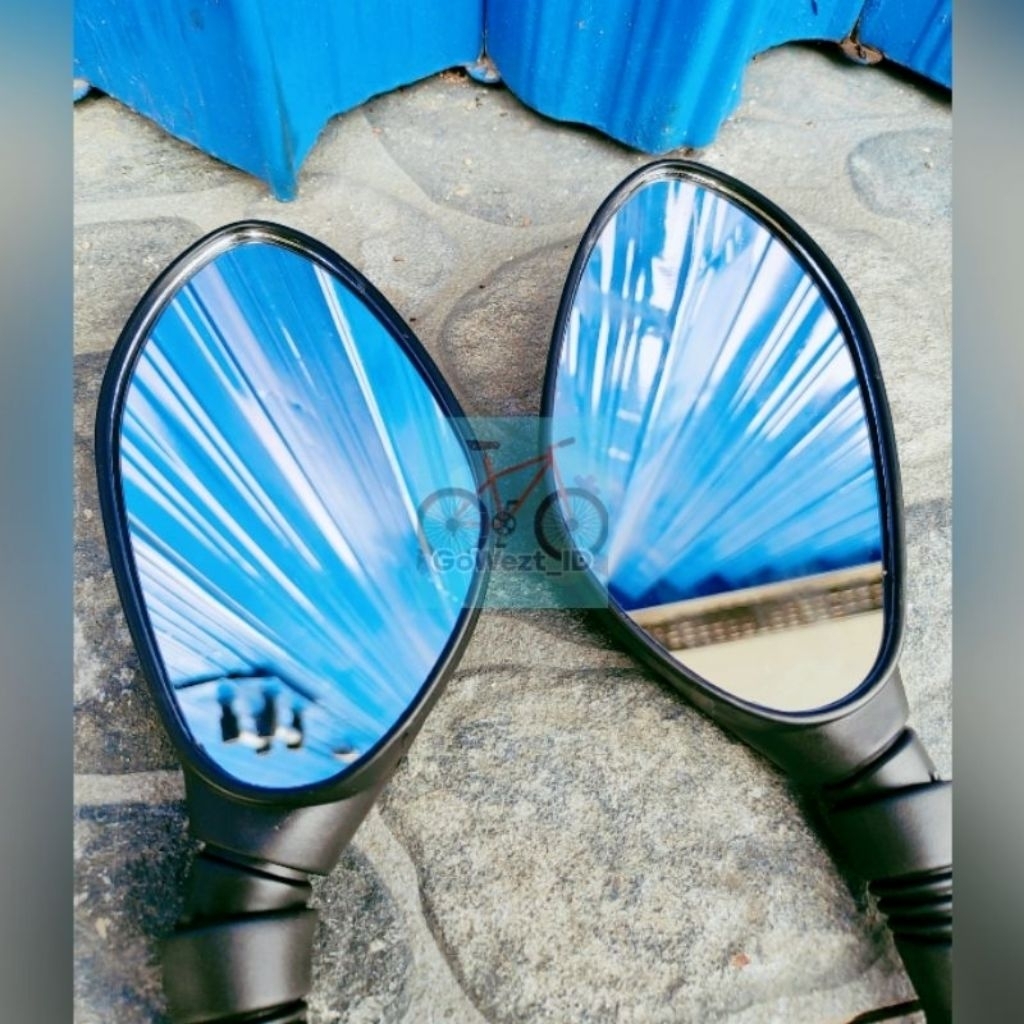 Jual Spion Kaca spion sepeda motor Listrik Oval Genio E-BIKE Universal ...