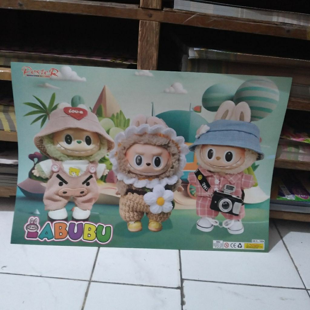 Jual poster labubu ukuran 35x50 cm | Shopee Indonesia