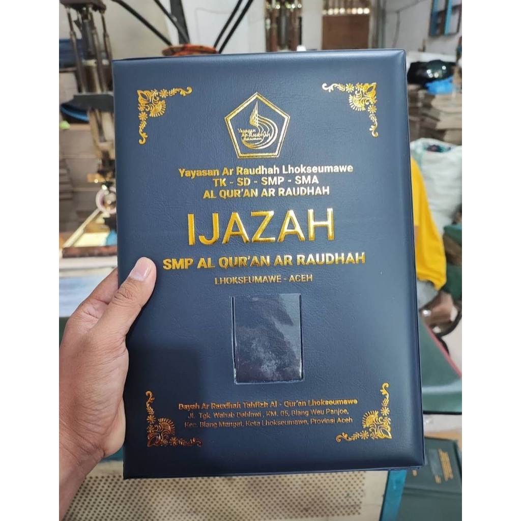 Jual MAP IJAZAH A4 ISI 2 | Custom Nama & Logo Sekolah | DBM Digital ...