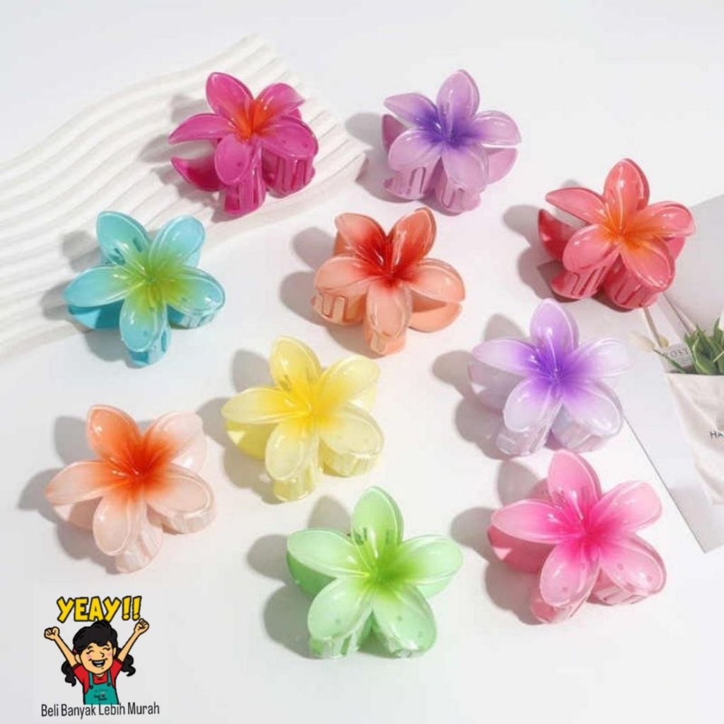 Jual ️CERIA ️ JEPIT KAMBOJA BESAR 8CM | Shopee Indonesia