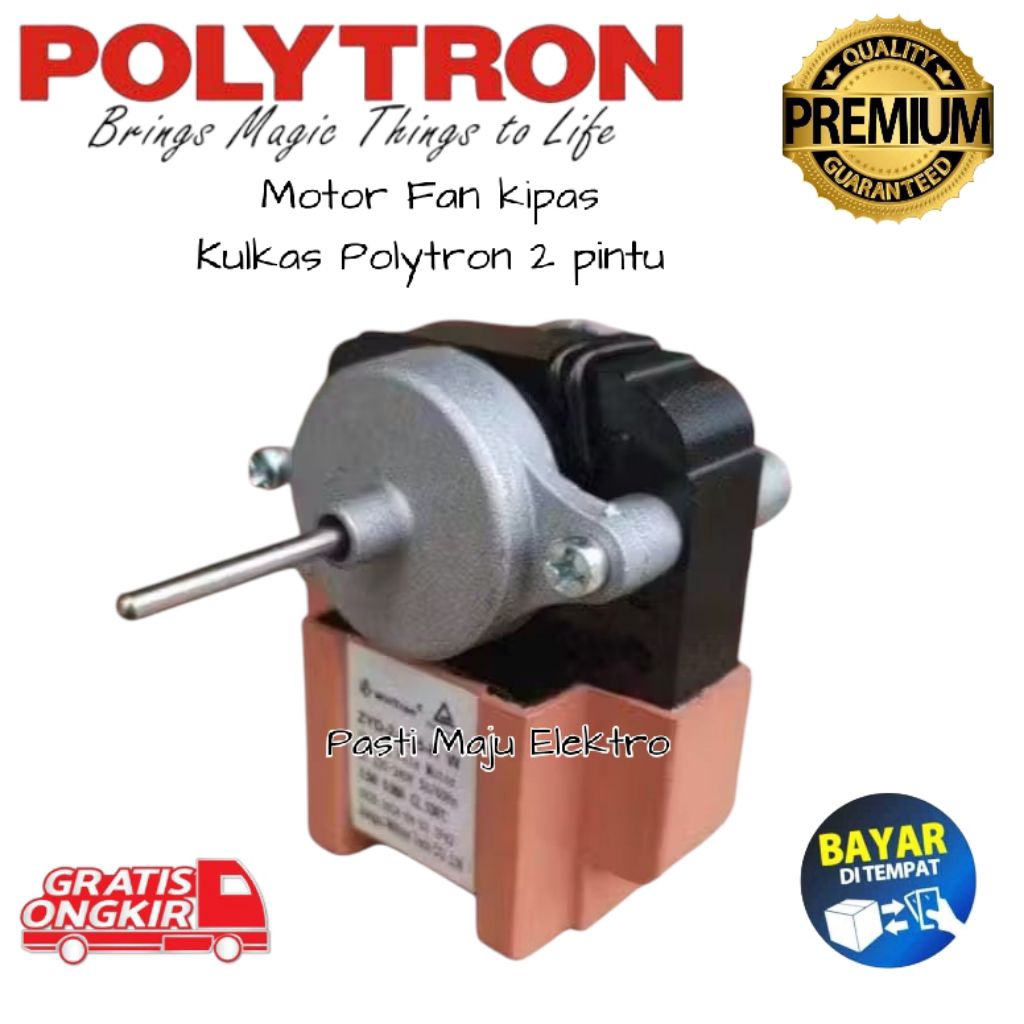 Jual ORIGINAL ASLI! Motor Fan Kipas Evaprator Kulkas Polytron 2 Pintu Freezer Willtron ZYD-2J-5 ...