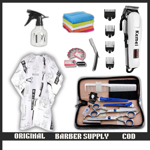 Jual [COD] Paket Alat Cukur Rambut Elektrik Profesional Barbershop ...
